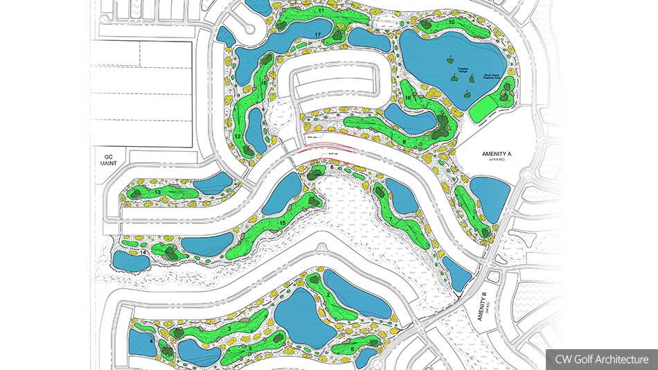 Northeast Florida Golf Course Map