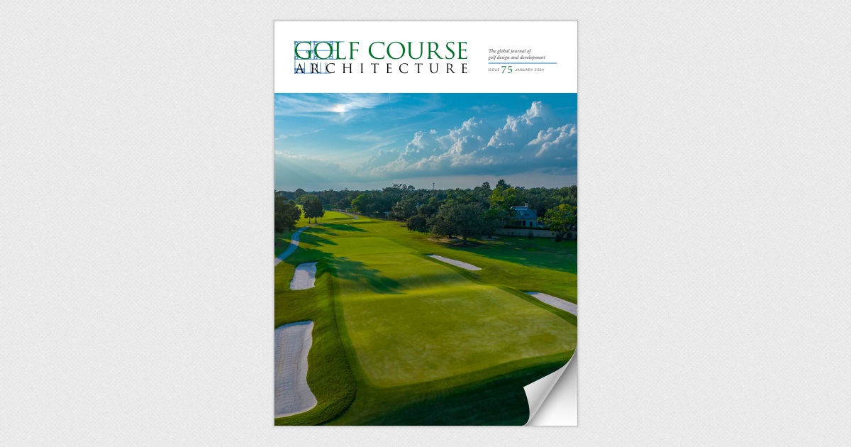 Golf Course Architecture - Issue 75, January 2024 – Page 63